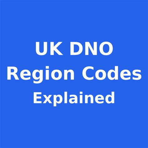 Find Your Dno Region Code A P List Map And Postcode Lookup