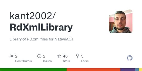 Github Kant2002rdxmllibrary Library Of Rdxml Files For Nativeaot