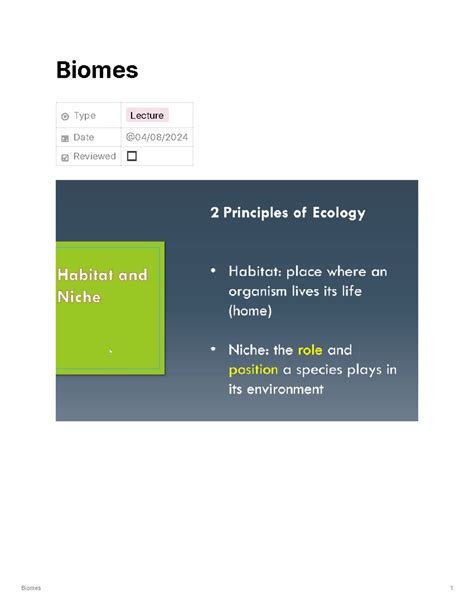 All About Biomes People And The Earth S Ecosystems Type Lecture Date Reviewed 04 08 SAVANNA