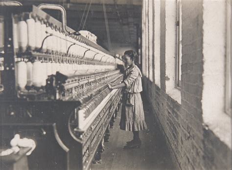 11 Year Old Spinner In A Cotton Mill North Carolina Lewis W Hine Mia