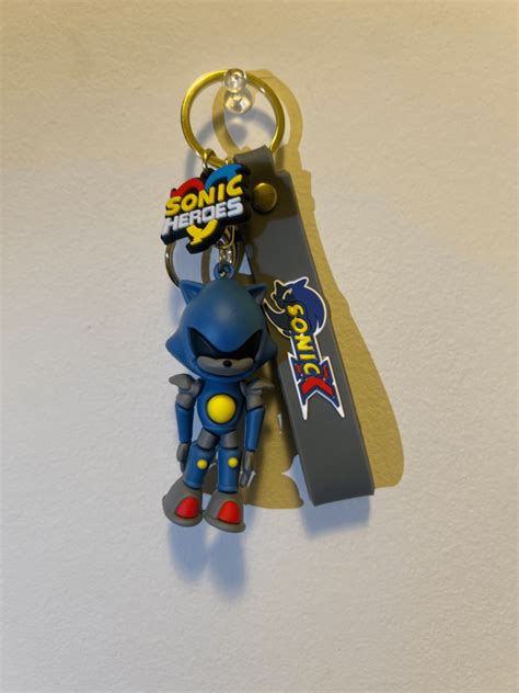 Metal Sonic Keychain King Of Craft