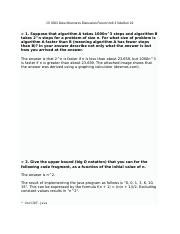 CS 3303 Data Structures Discussion Forum Unit 2 Solution 22 Docx CS