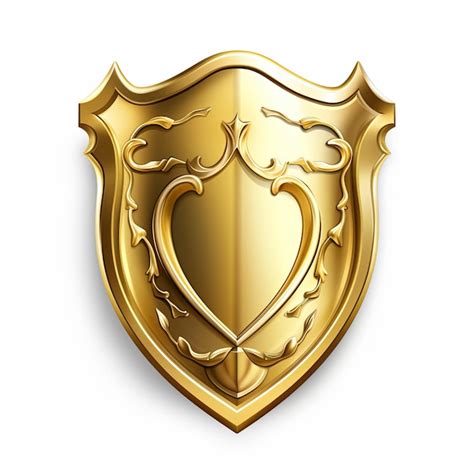 Premium Photo A Shield Icon Minimal Background