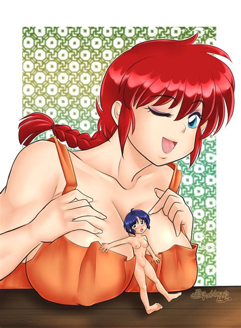 Rule 34 Akane Tendo Breast Hold Canon Genderswap Clothing Dominant