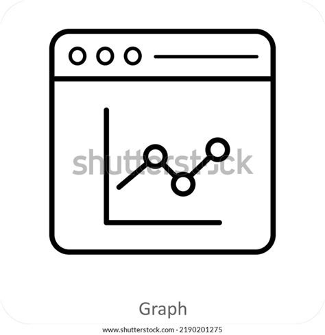Graph Webpage Icon Concept Stock Vector Royalty Free 2190201275