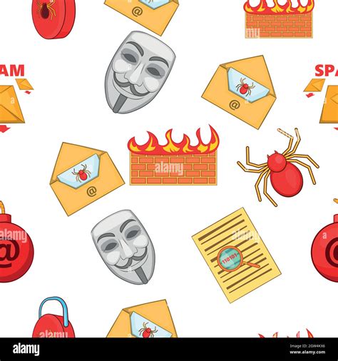 Hacking Pattern Cartoon Style Stock Vector Image And Art Alamy