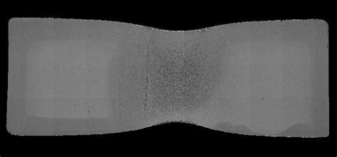 Density Variations Within The Sample When Voltage Above 30v Was Applied