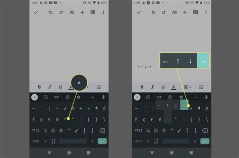Arrow Symbol Keyboard Guide Windows Mac Android Ios