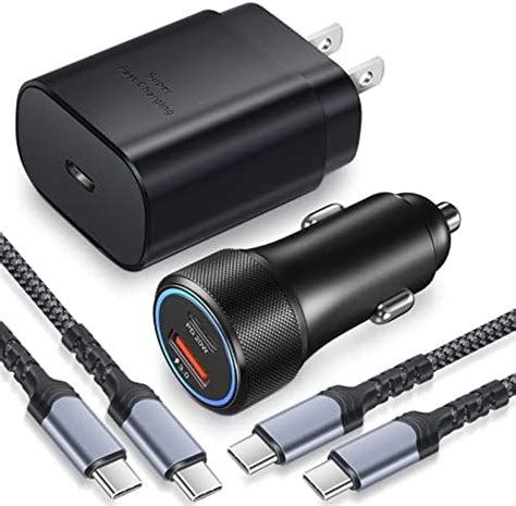 Amazon Com Cluvox W Usb C Fast Charger Set Compatible For Samsung Galaxy A G A A A