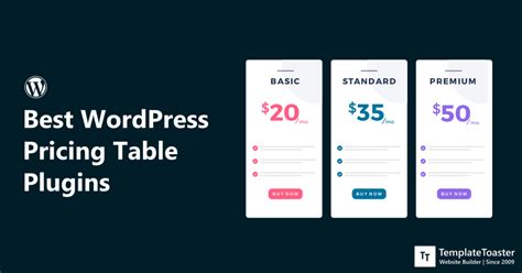 7 Best WordPress Pricing Table Plugins Reviewed 2023