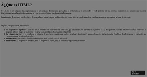 Ejercicio Html Y Css Codesandbox
