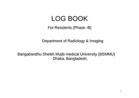 Pdf Ms Radiology Phase B Logbook Dokumentips