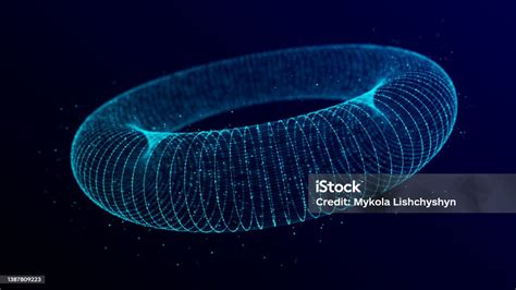 토러스 형태의 네트워크 연결 구조 기술은 빅 데이터를 연결합니다 과학 배경 추상적인 기하학적 3d 객체 3d 렌더링 0명에 대한 스톡 사진 및 기타 이미지 Istock