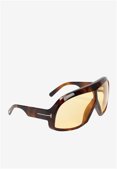 Tom Ford Cassius Mask Sunglasses In Natural For Men Lyst