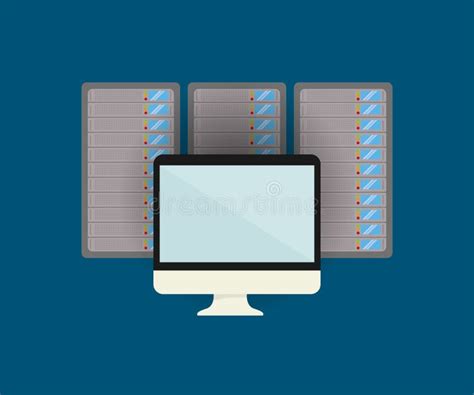 Database Storage Computer Stock Vector Illustration Of Storage 79930704