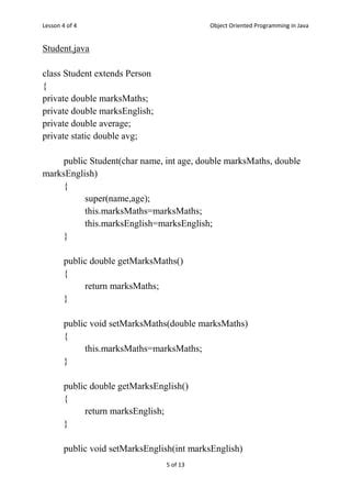 Principles Of Object Oriented Programming PDF