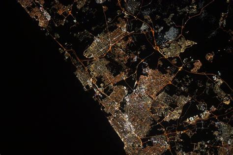 Space Station Commander Snaps Nighttime Photos Of Israeli City Lights