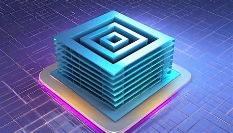 Premium Photo 3d Rendering Of Geometric Square Cube