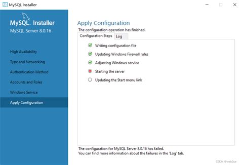Mysql安装过程出现starting The Server报错的超详细解决方案附mysql安装程序） Csdn博客