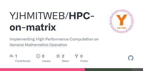 Github Yjhmitwebhpc On Matrix Implementing High Performance