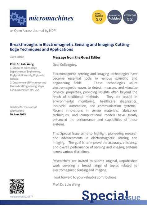 Pdf Breakthroughs In Electromagnetic Sensing And Imaging Cutting Edge Techniques And