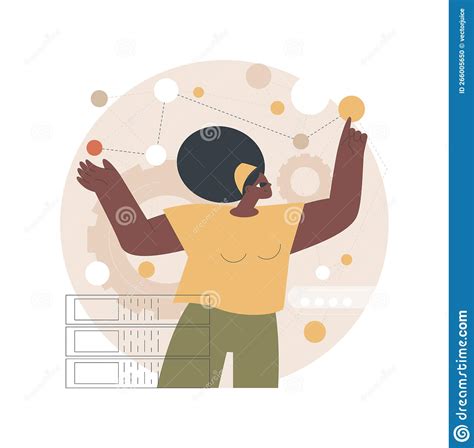 Big Data Visualization Abstract Concept Vector Illustration Stock Vector Illustration Of