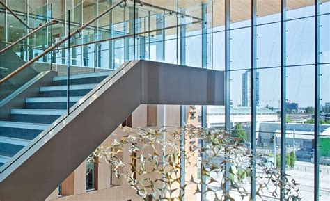Surrey Civic Centre Structural Glass Wall Systems Balustrade