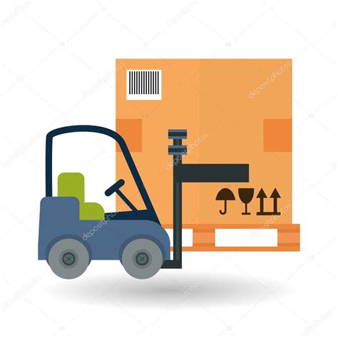 Entrega Y Dise O De Caja Ilustraci N Vectorial 2024