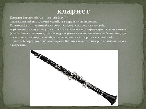 Деревянные духовые инструменты презентация онлайн