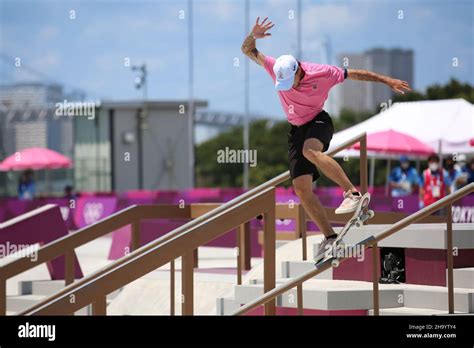 July 25th 2021 Tokyo Japan Xxx In Action During The Skateboarding