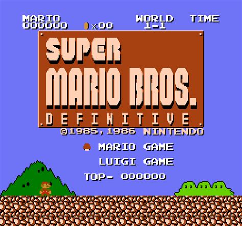 Super Mario Bros Definitive Nes Romhack Romhack Plaza