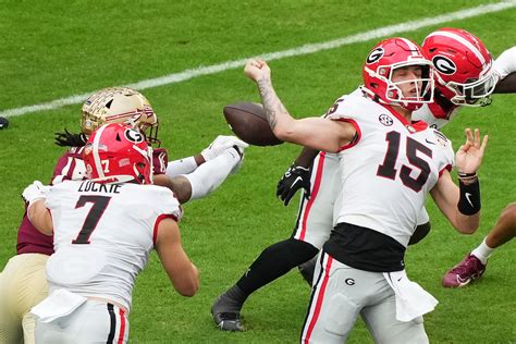 No 6 Georgia Throttles No 5 Florida State In Orange Bowl Rout Reuters