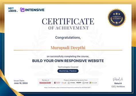 Deepthi Murupudi Nxtwave Vijayawada North Andhra Pradesh India