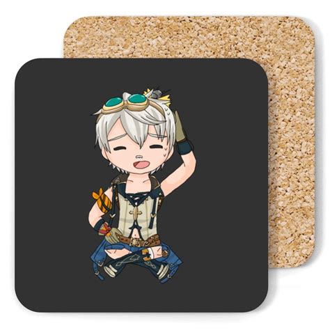Genshin Impact Bennett Chibi Coasters Sold By Bertromanuyt SKU OFF Printerval
