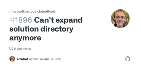 Cant Expand Solution Directory Anymore · Issue 1896 · Microsoftvscode Dotnettools · Github