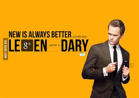 Google Plus Barney Stinson Gag