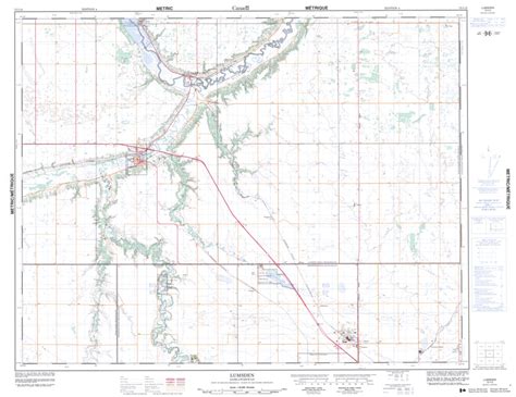 Lumsden Sk 072i10 Canmatrix Map By Natural Resources Canada Avenza Maps