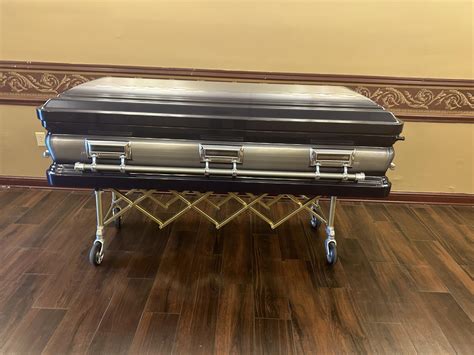 Casket Emporium Series Blue Full Couch Premium And Affordable Caskets