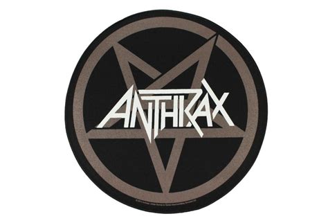 Anthrax Pentathrax Printed Circular Back Patch