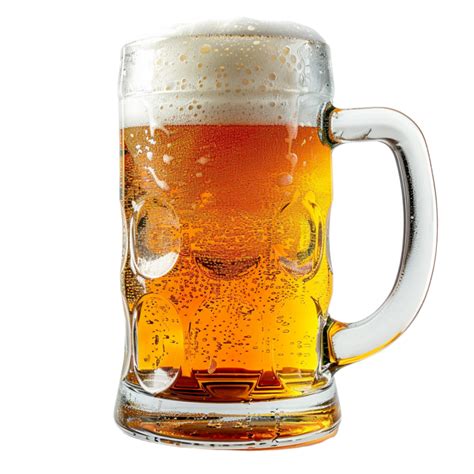 Close Up Of A Full Glass Of Beer With Frothy Head 47831907 Png