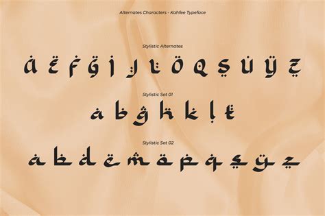 Kahfee Display Font