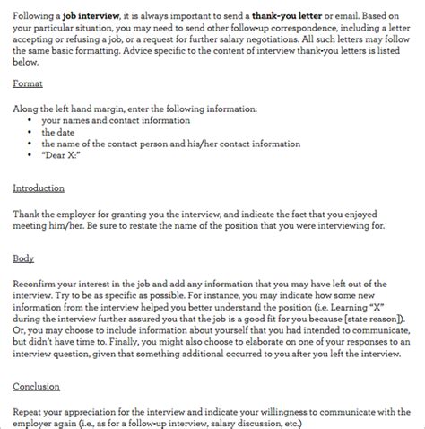 Free 13 Thank You Letters After Interview Templates In Pdf Ms Word