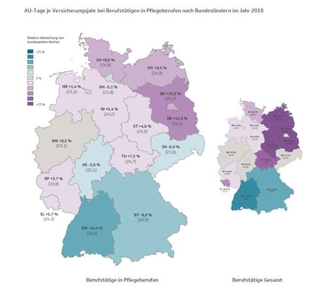 Im Norden sind Pflegekräfte häufiger krank Häusliche Pflege