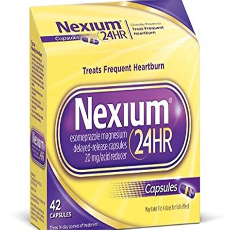 Nexium 24 Hour Acid Reducer Capsules 42 Ct Cvs Pack Of 20