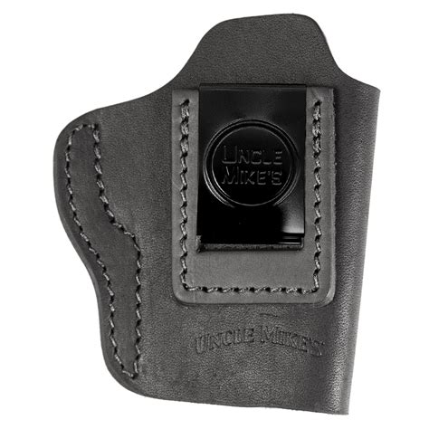 Uncle Mikes Leather Iwb Holster Ambi Black