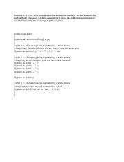 Java214 Docx Exercise 2 14 JHTP Write An Application That Displays
