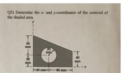 Solved Q Determine The X And Y Coordinates Of The Chegg