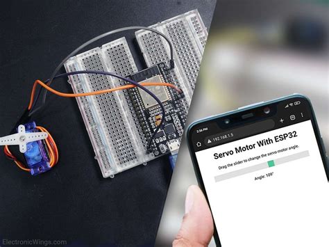 servo motor interfacing with esp32 esp32