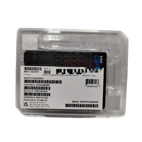 Intel Optane P5800x Series 400gb Ssd 2.5in U.2 Pcie 4.0 X4 Nvme 3d ...