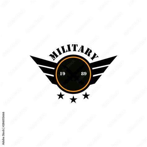 Military Logos Badges Army Symbols Stock Vector Stock Vector Adobe Stock